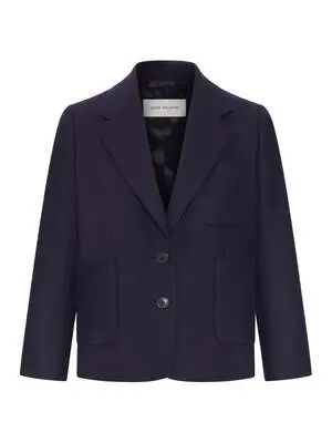 Dries Van Noten Navy Wool Single-breasted Blazer - Blue