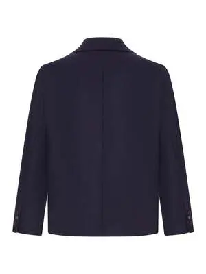 Dries Van Noten Navy Wool Single-breasted Blazer