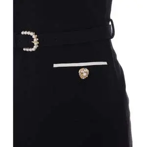 SELF-PORTRAIT Crepe Midi Dress