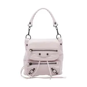 Balenciaga Mini Le City Backpack In Lamb Leather - Pink