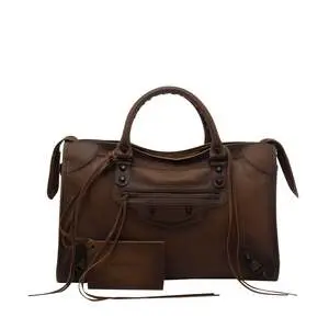 Balenciaga Medium Le City Handbag - Brown