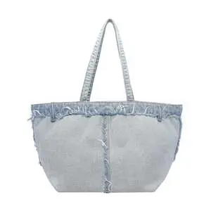 Alexander Wang Denim Punch Tote Bag - Blue