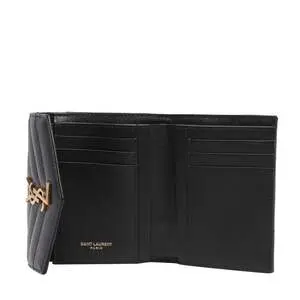 Saint Laurent Tri-fold Matelasse' Cassandre Wallet