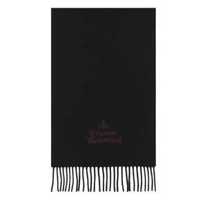 VIVIENNE WESTWOOD Vivienne Logo Embroidered Scarf