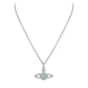 VIVIENNE WESTWOOD Mini Bas Relief Pendant Necklace - Silver