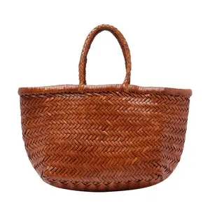 Dragon Diffusion Small Triple Jump Handbag - Brown