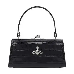 VIVIENNE WESTWOOD Xl Doll Frame Purse - Black