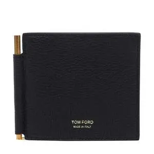 TOM FORD T Line Logo Wallet - Black