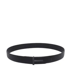 TOM FORD Reversible T Line Belt - Black