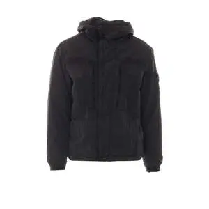 Stone Island Warp Rib Nylon-tb Logo Parka