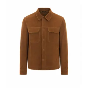 TOM FORD Suede Crew Neck Jacket