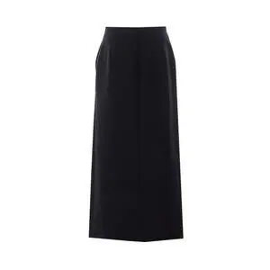 Auralee Pencil Skirt With Front Slit