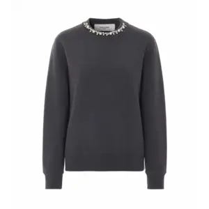 GOLDEN GOOSE Crystals Sweatshirt - Gray