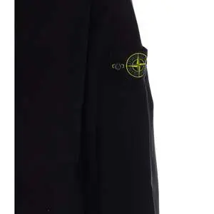 Stone Island Logo Zipped Hoodie