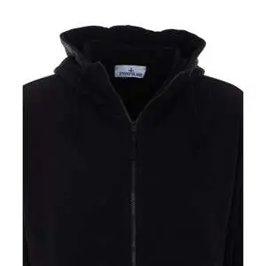 Stone Island Logo Zipped Hoodie