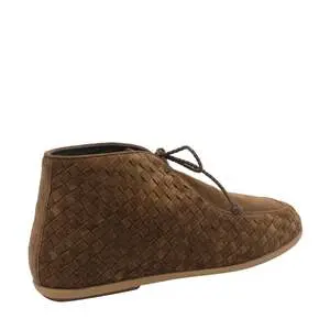 Bottega Veneta Suede High-top Lace-up Shoes