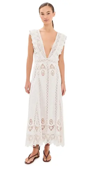 Johanna Ortiz Grace In The Open Fields Maxi Dress
