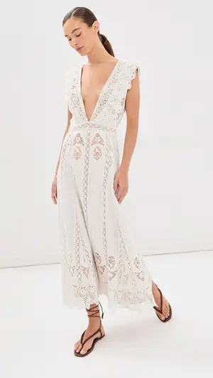 Johanna Ortiz Grace In The Open Fields Maxi Dress