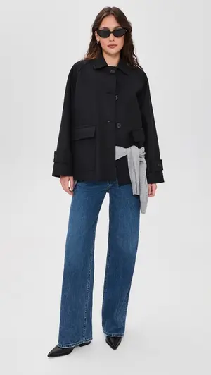 Harris Wharf London Raglan Wool Jacket