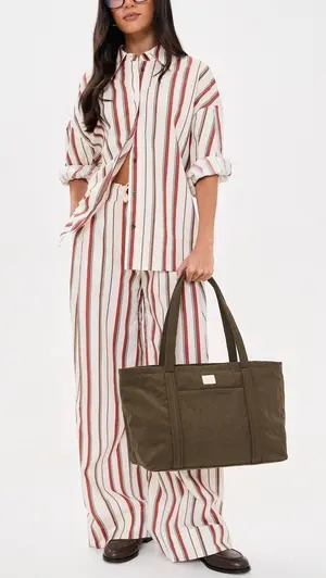 LOEFFLER RANDALL Mira Everyday Tote - Chocolate