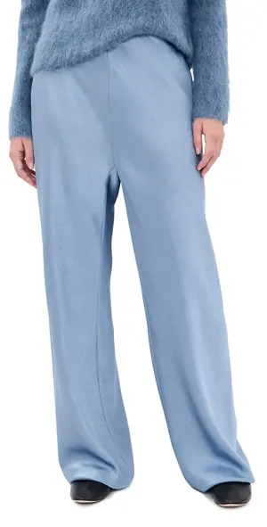 Vince Colette Fluid Satin Bias Pants Delphite