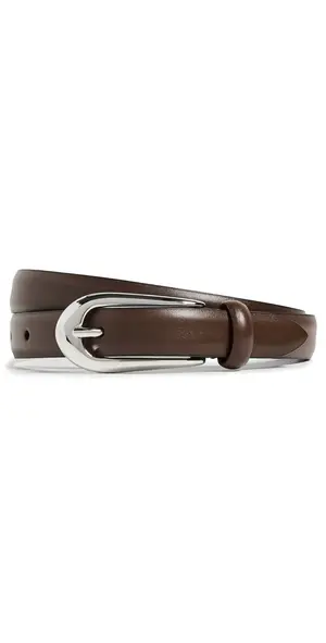 Anderson's Skinny French Calf Leather Belt