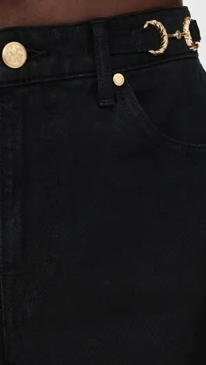Ulla Johnson The Rowan Denim Shorts - Noir