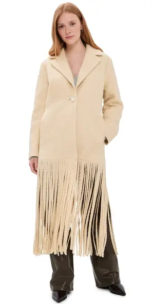 SIMONMILLER Vero Fringe Coat