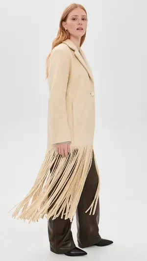 SIMONMILLER Vero Fringe Coat