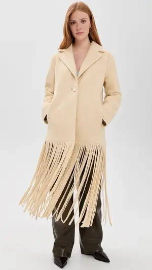 SIMONMILLER Vero Fringe Coat