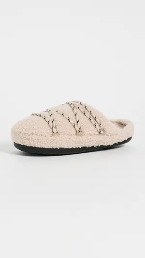 Moon Boot Teddy Sherpa Slippers