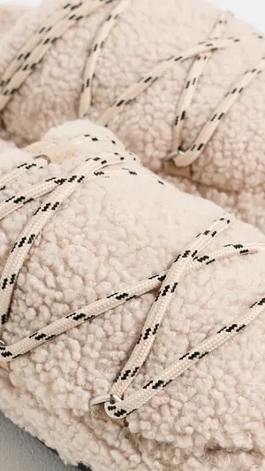 Moon Boot Teddy Sherpa Slippers