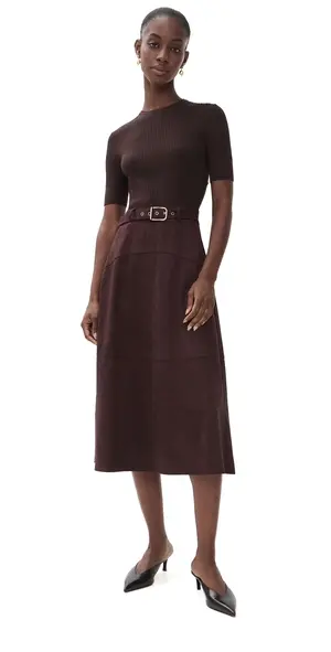 Shoshanna Mimi Dress - Chocolate