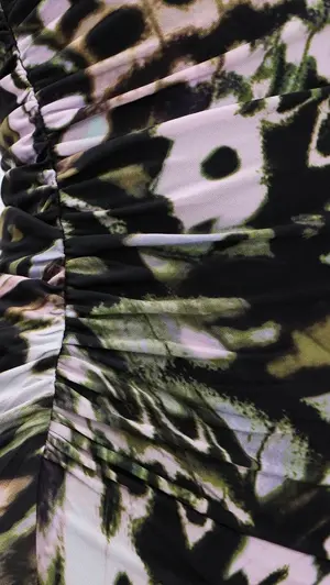 AMUR Isabella Printed Dress