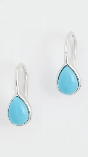 Shashi Gemstone Pear Drop Earrings