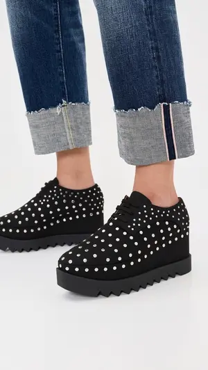 Stella McCartney Elyse Alter Suede Sneakers