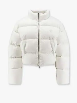 Gucci Gucci Women Crop Fit Down Jacket With Crest Multicolor