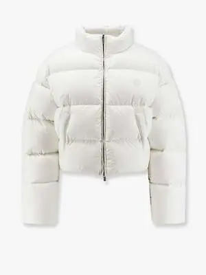 Gucci Crop Fit Down Jacket With Crest - Multicolor