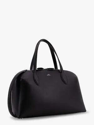 TOTEME Leather Handbag With Engraved Logo On The Front