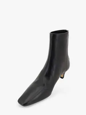 TOTEME Leather Boots - Black