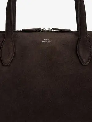 TOTEME Day Suede Handbag - Brown