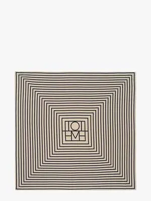TOTEME Monogram Silk Foulard - Cream