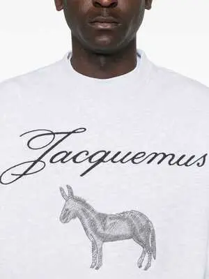 Jacquemus Jacquard Sweatshirt With Graphic Print