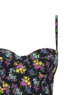 Dolce & Gabbana Floral Swimsuit - Multicolor