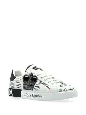 Dolce & Gabbana Sneakers With Logo Appliqu