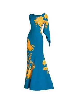 Etro Long Floral Print Dress