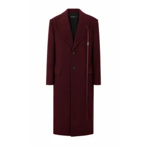 ANN DEMEULEMEESTER Aldina Long Coat - Red