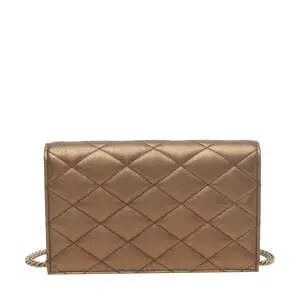 Saint Laurent Paris Chain Wallet - Gold