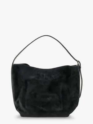TOTEME Medium Belted Suede Shoulder Bag