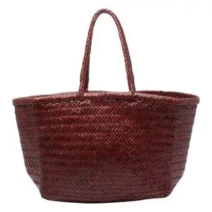 Dragon Diffusion Large Bamboo Triple Jump Shoulder Bag - Red